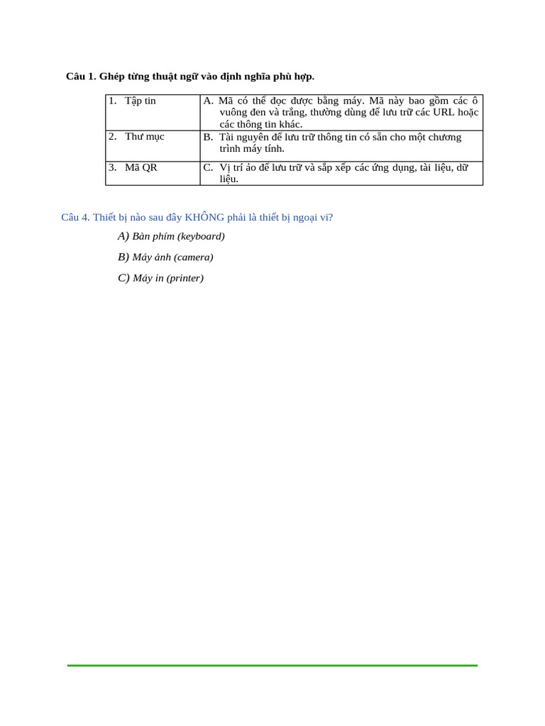 1. Câu Hỏi Ôn Tập Ic3 Gs6 Spark | PDF