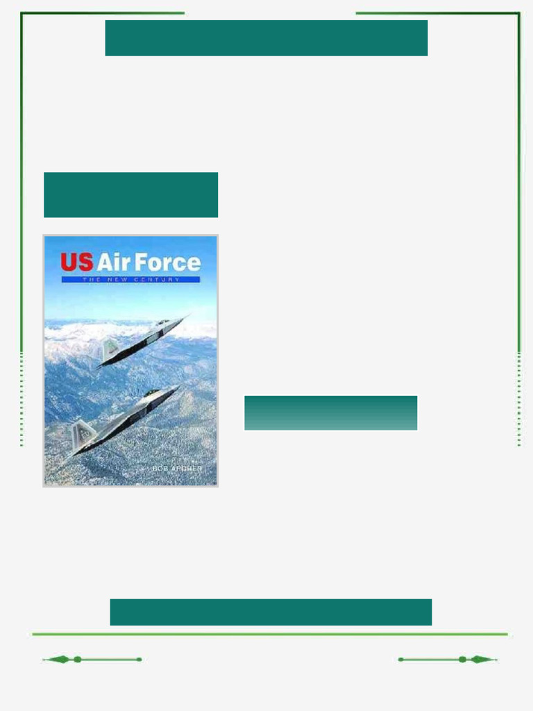 U S Air Force First Edition Bob Archer ebook source edition | PDF