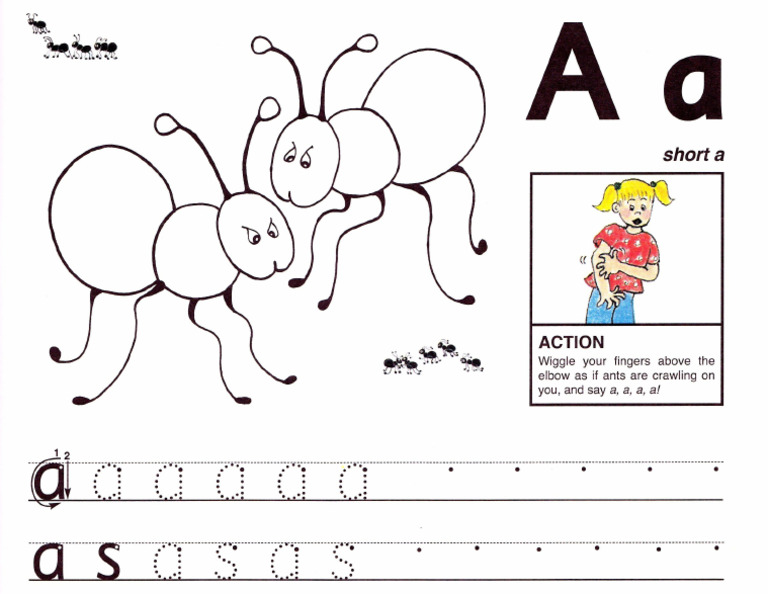 Jolly Phonics A | PDF