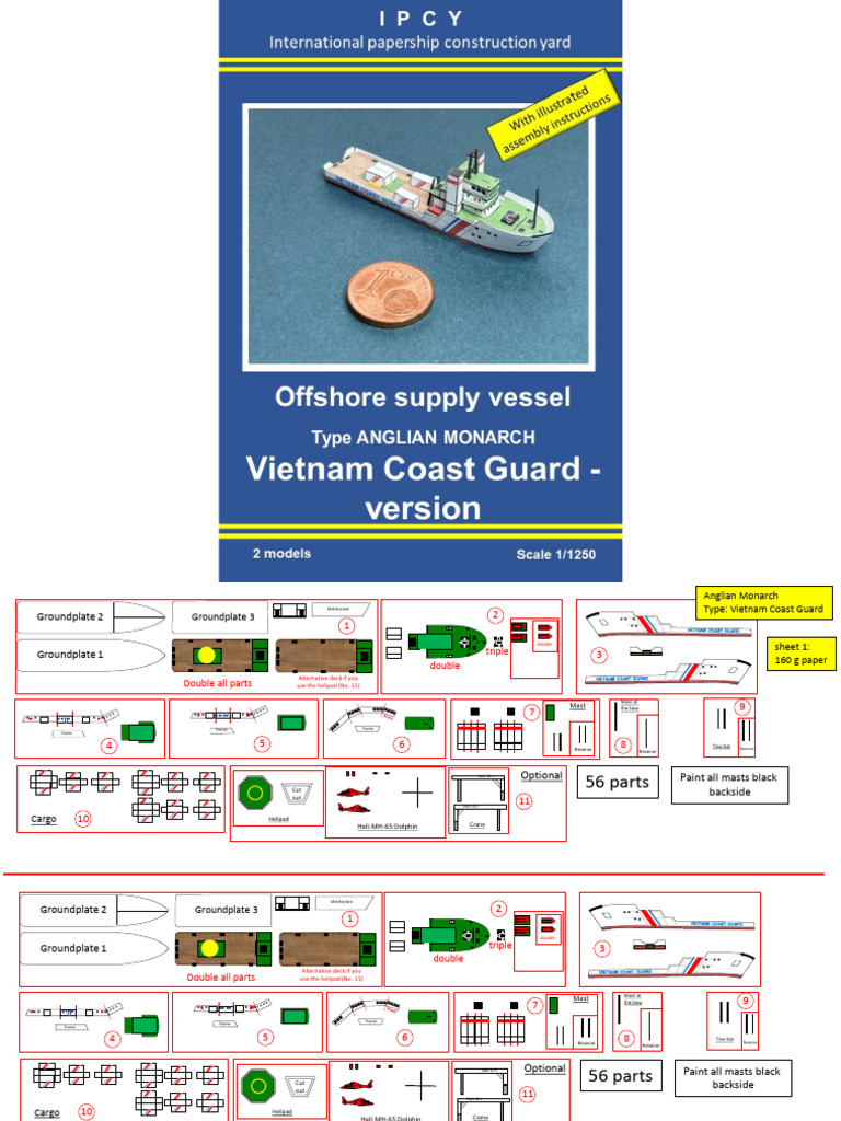 Paper Model Assembly Instructions | PDF