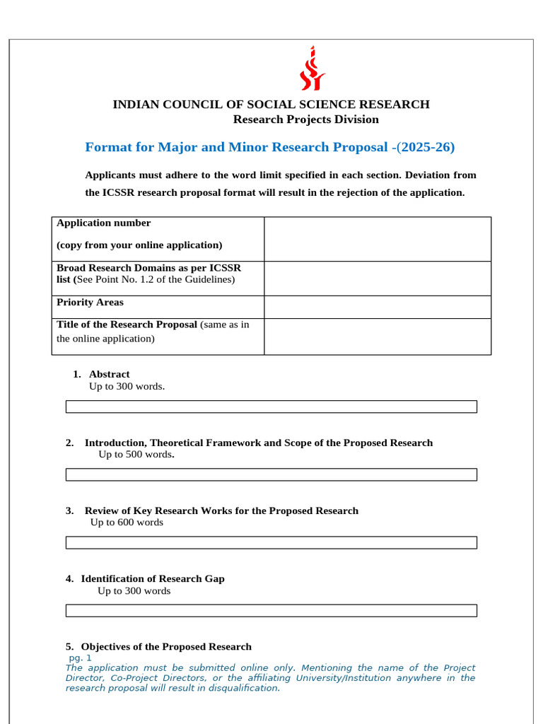 Proposal-2025-26 | PDF | Methodology | Science