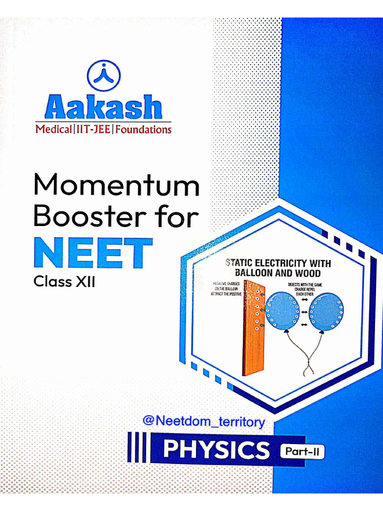Momentum Booster Physics ClassXII Part 2 | PDF