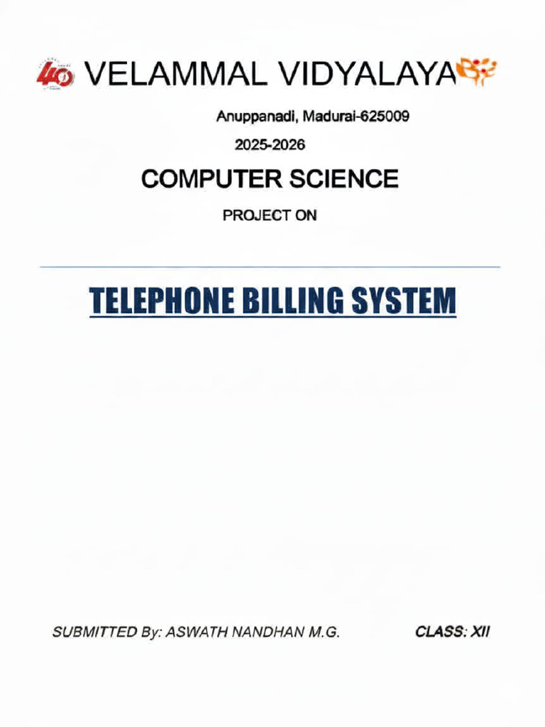 Computer Science Project 01 (1) | PDF | Python (Programming Language ...