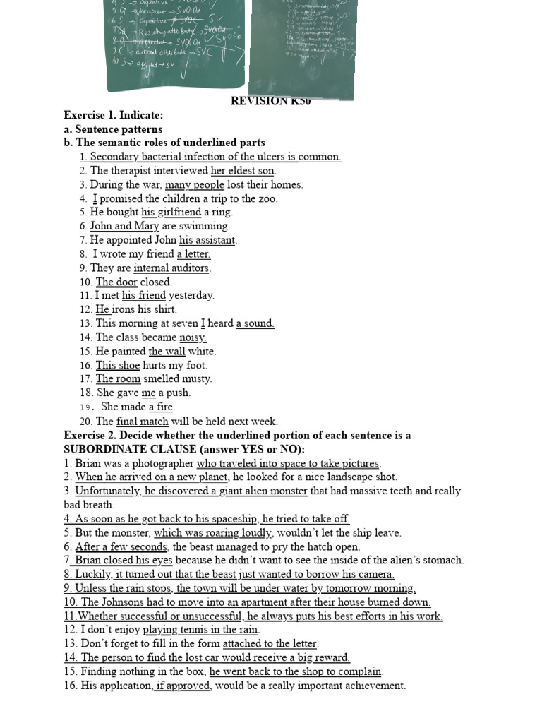 Revision k50 | PDF | Clause | Semantic Units