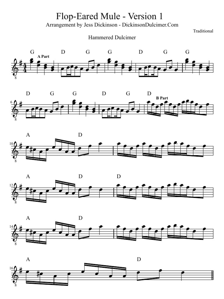 Flop Eared Mule Version 1 | PDF