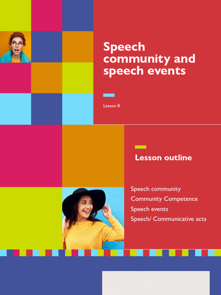 Lesson 8 Speech community and speech events (students) | PDF ...