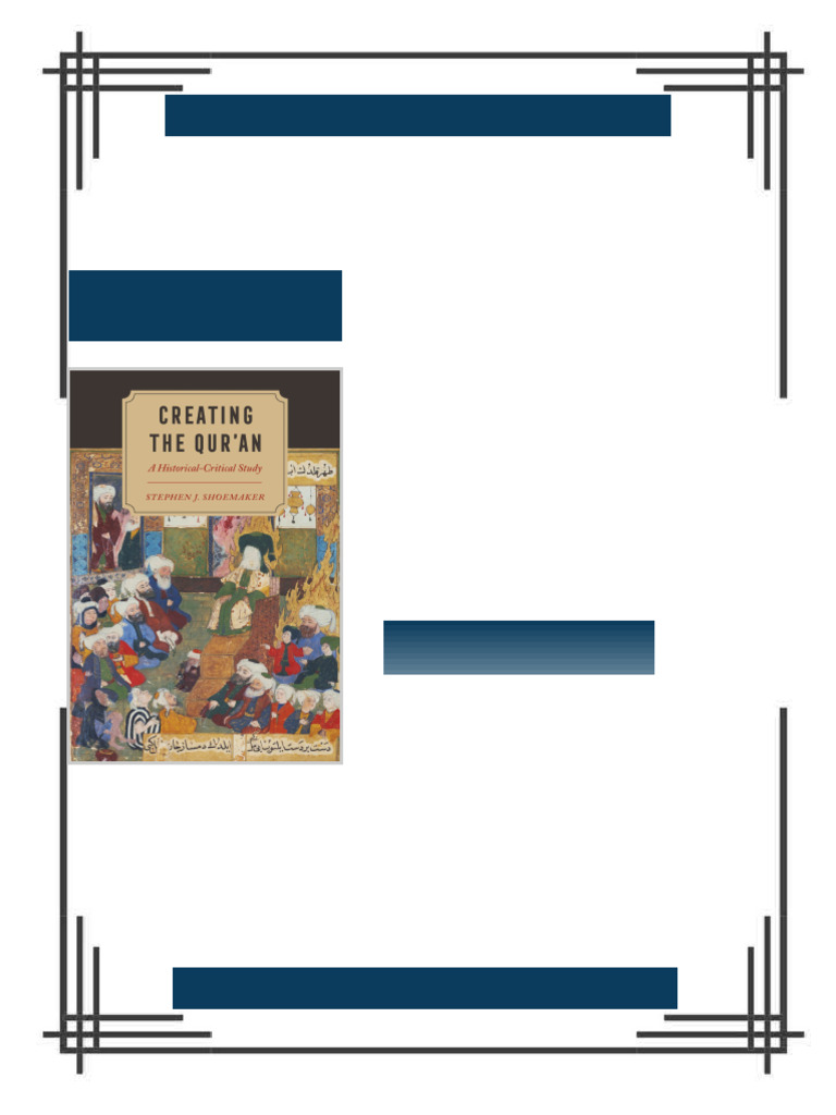 Creating the Qur’an Stephen J. Shoemaker eBook downloadable instantly | PDF