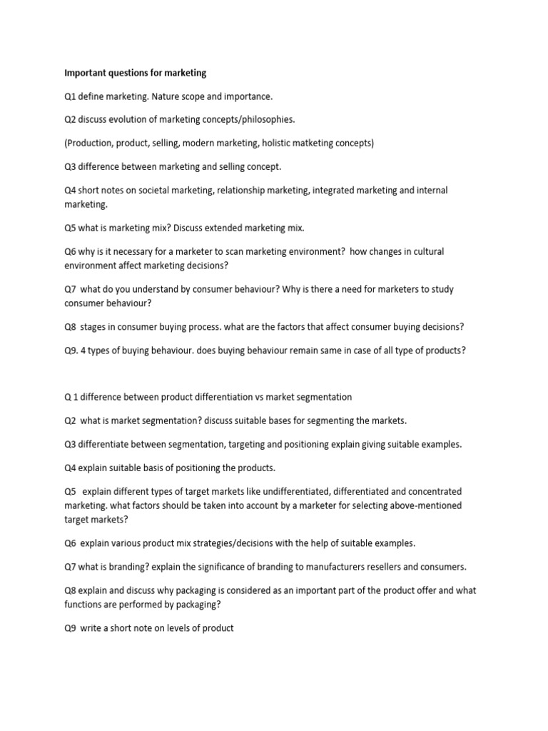 Key Marketing Concepts and Strategies Explained | PDF | Marketing | Pricing