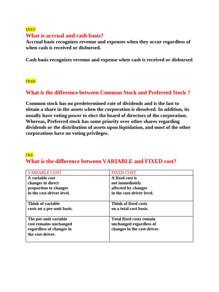 Accounting Final | PDF | Investing | Stocks