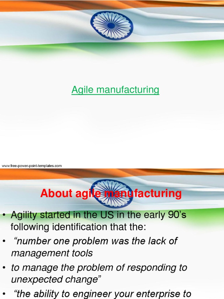 Agile Manufacturing | PDF | Lean Manufacturing | Strategic Management