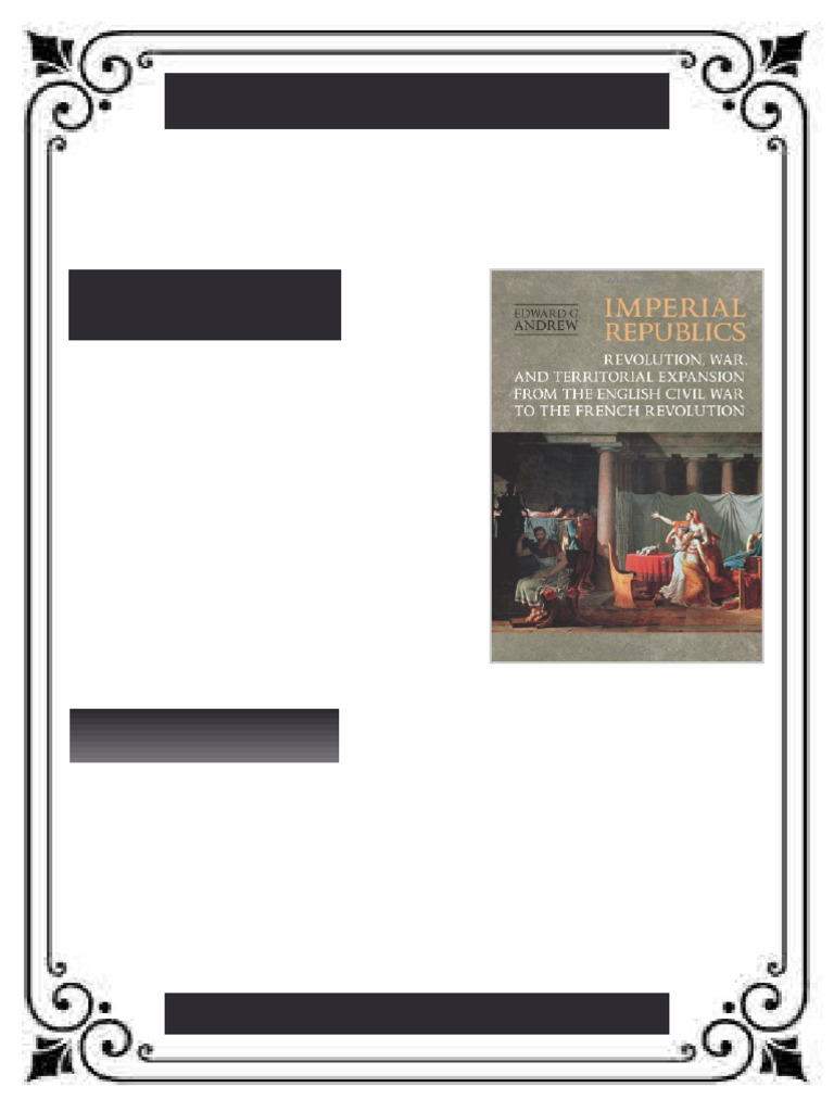 Imperial Republics Revolution War and Territorial Expansion from the ...