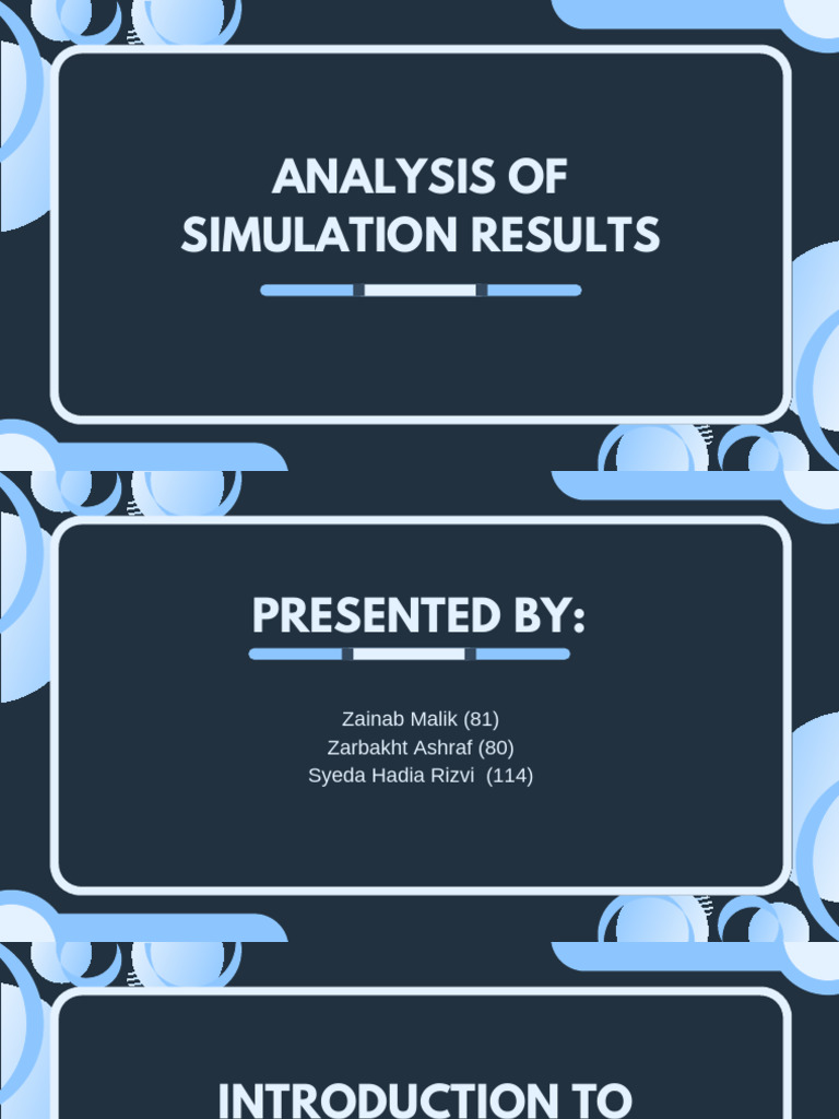 Simulation Result Analysis Techniques | PDF | Statistics | Simulation