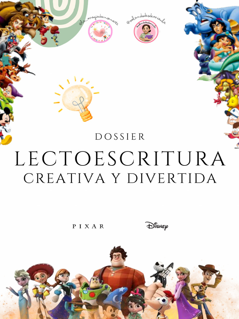 Lectoescritura Creativa y Divertida.disney y Pixar | PDF