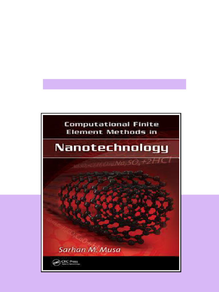 Computational Finite Element Methods In Nanotechnology 1st Sarhan M ...