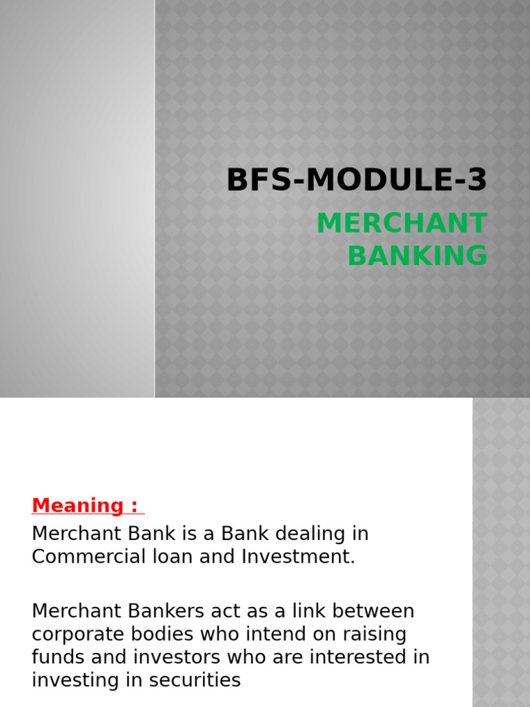 BFS-MODULE-3-MB | PDF | Securities (Finance) | Initial Public Offering