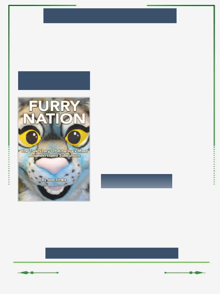 Furry nation the true story of America s most misunderstood subculture ...