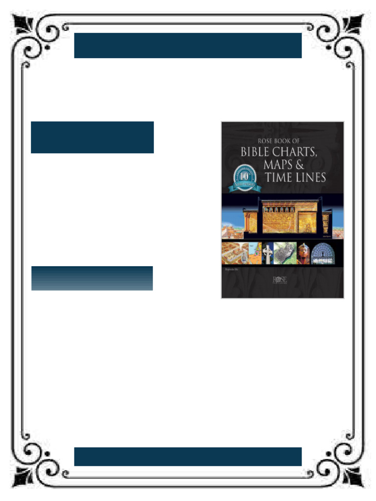 Rose Book of Bible Charts Maps and Time Lines Rose Publishing eBook ...