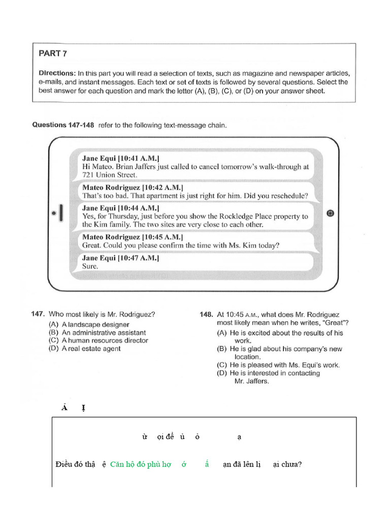 Test-6-part-7-ETS-2019 | PDF