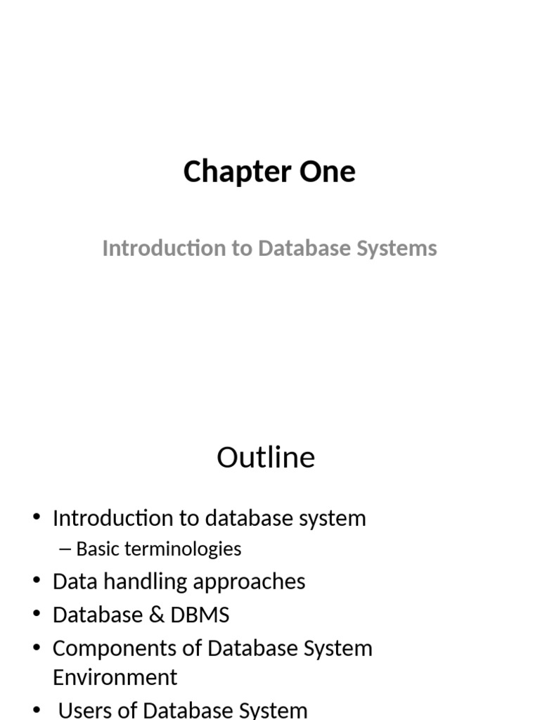 Ch1 Introduction | PDF | Databases | Database Transaction