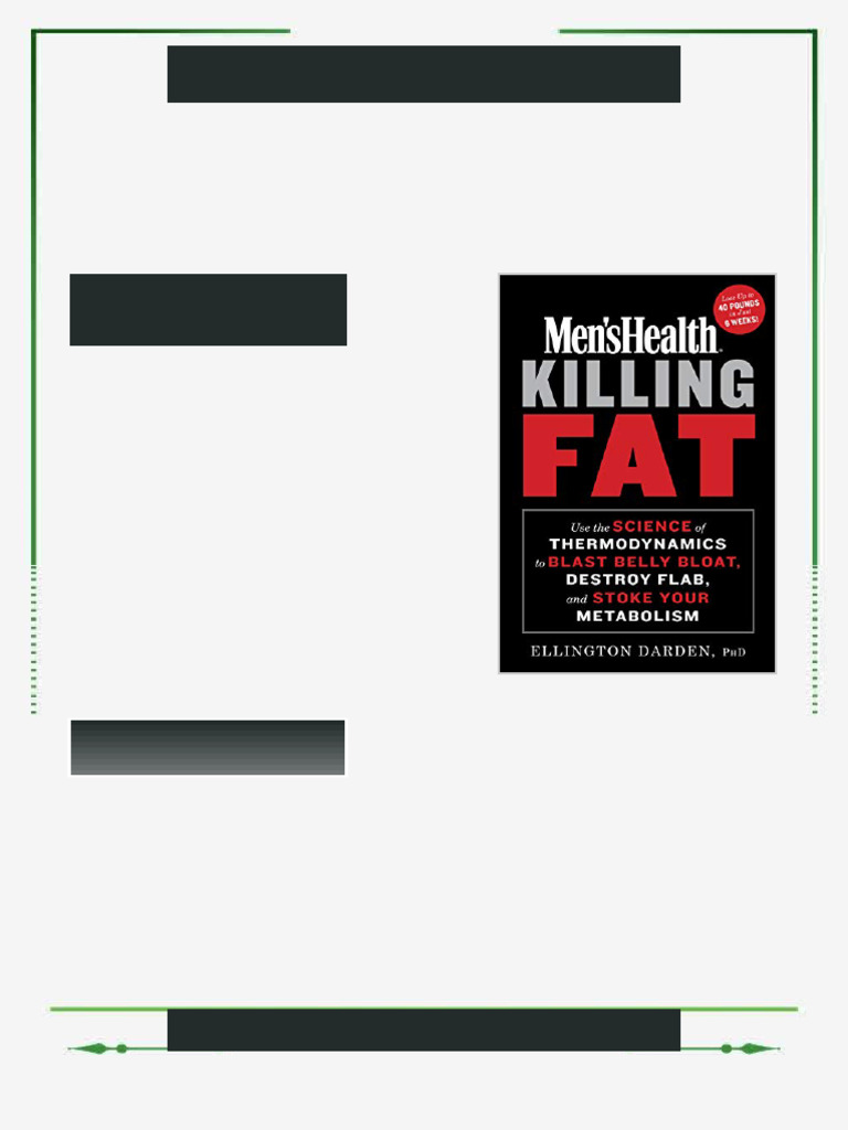 Men s Health Killing Fat Use the Science of Thermodynamics to Blast ...