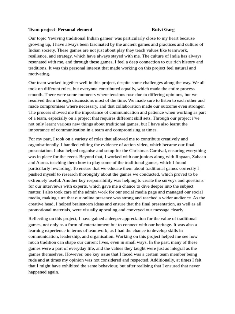 TP Personal Element | PDF | Leadership | Social Psychology