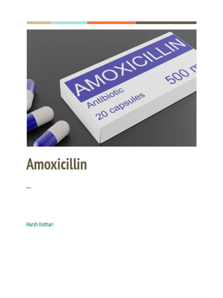 Amoxicillin 1 | PDF | Pharmacy | Mole (Unit)