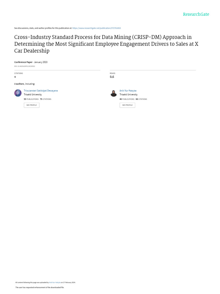 Cross-Industry Standard Process For Data Mining CR | PDF | Regression ...