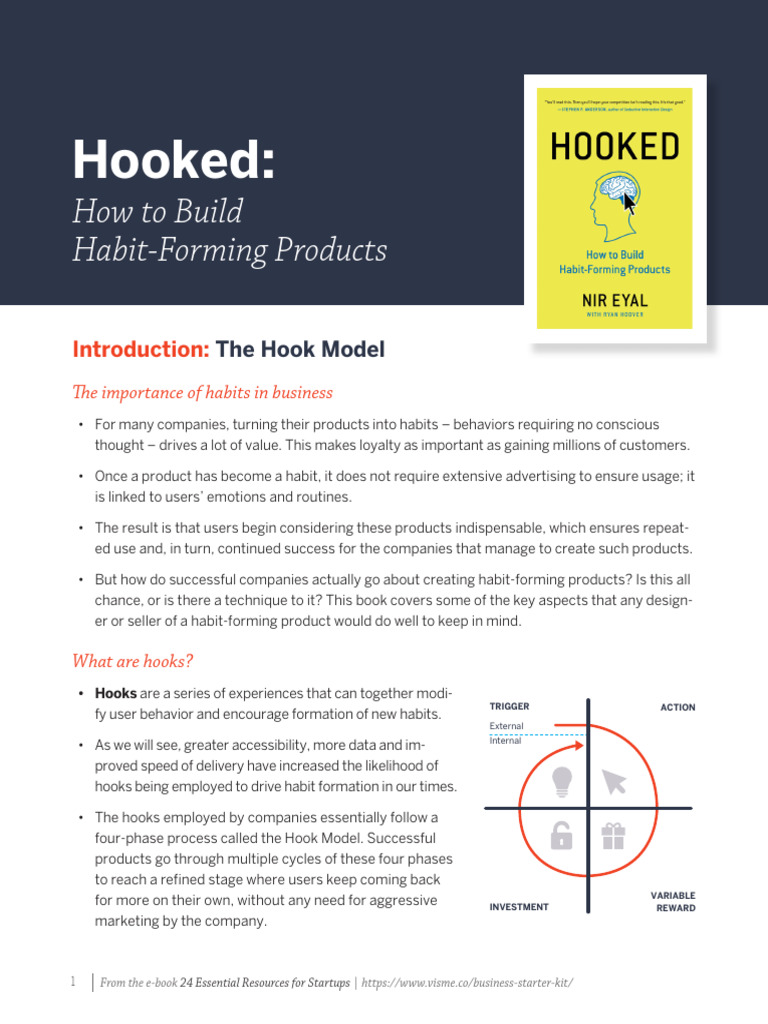 6ss Hooked-summary (1) | PDF | Habits | Motivation