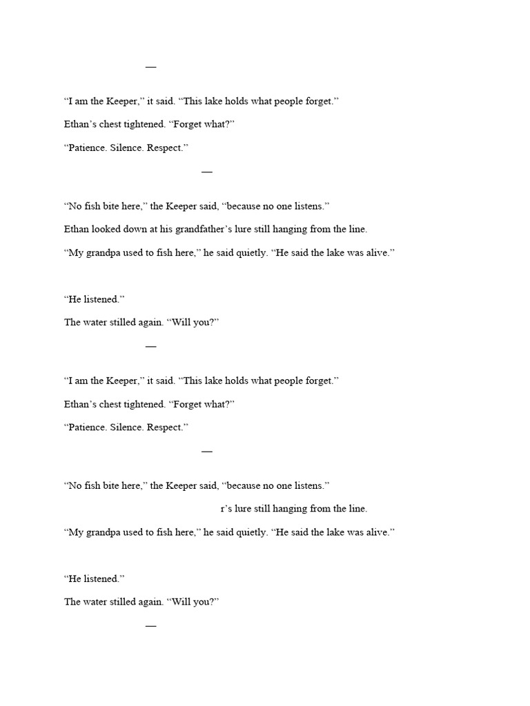 3 The Lake Split Open | PDF | Physical Geography | Bodies Of Water