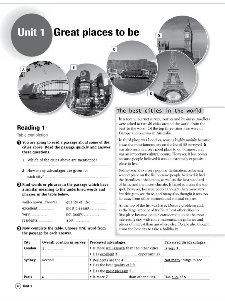 Reading Unit 1 | PDF