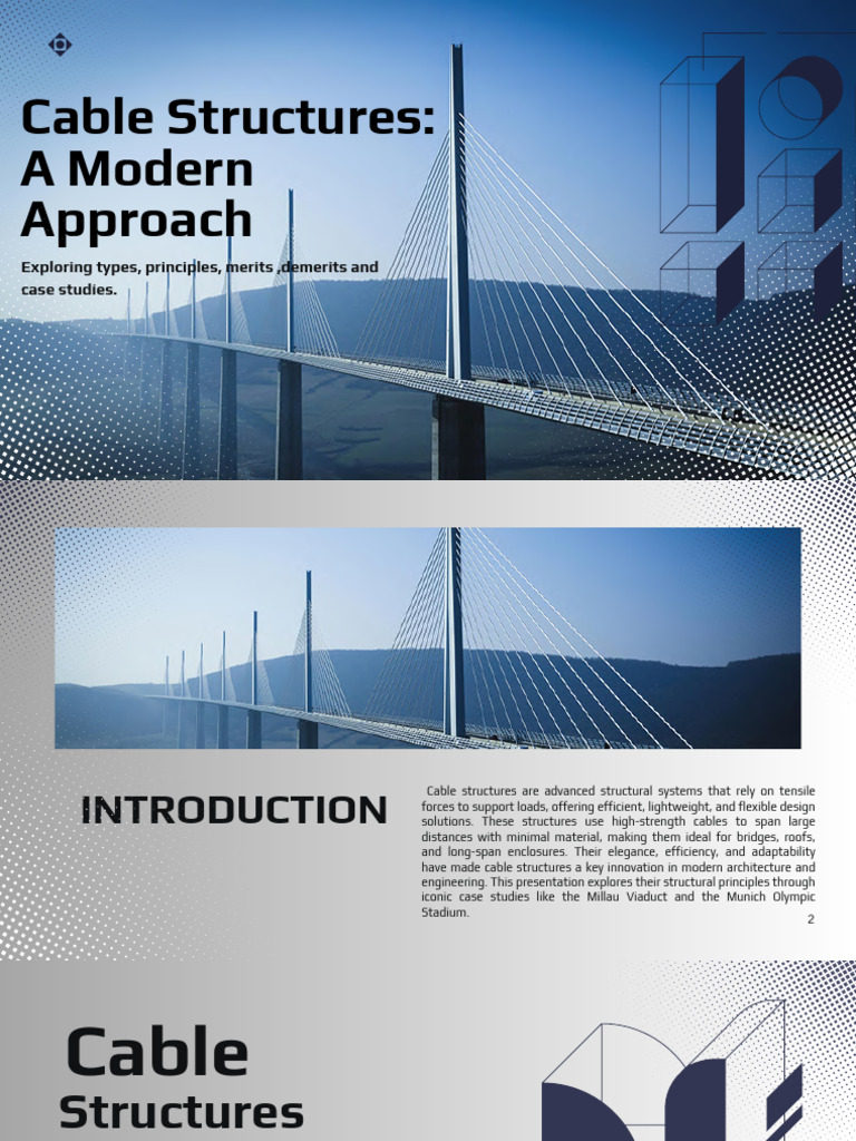 Cable Structures a Modern Approach_Advanced Structures | PDF | Civil Engineering | Structural ...