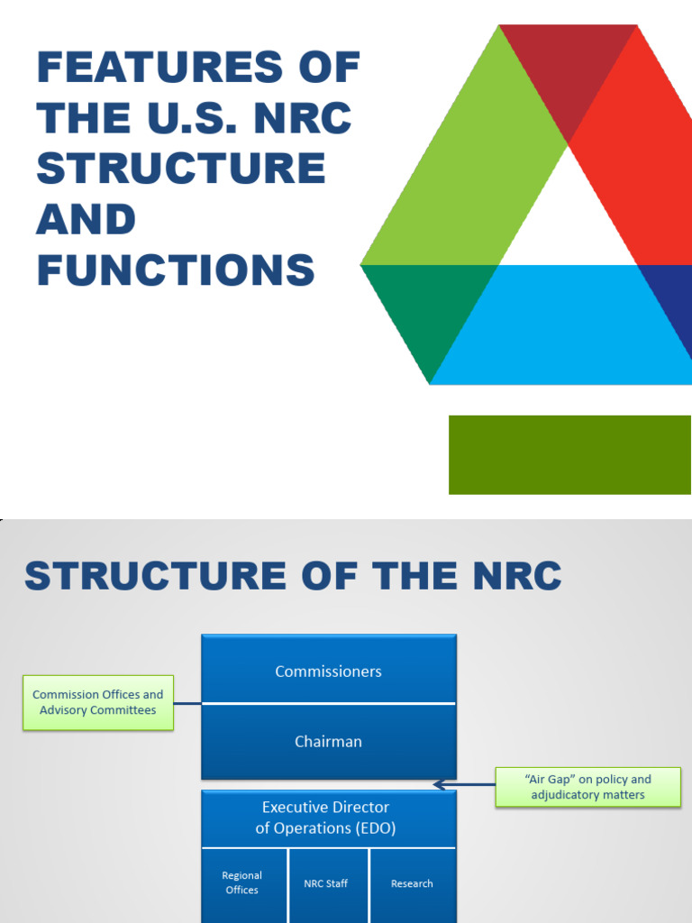 U.S. NRC Structure and Functions Overview | PDF | Nuclear Regulatory ...