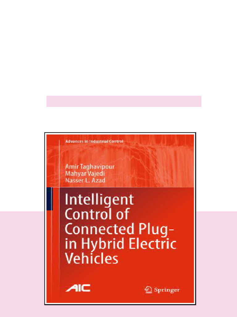 Intelligent Control Of Connected Plugin Hybrid Electric Vehicles 1st Ed ...