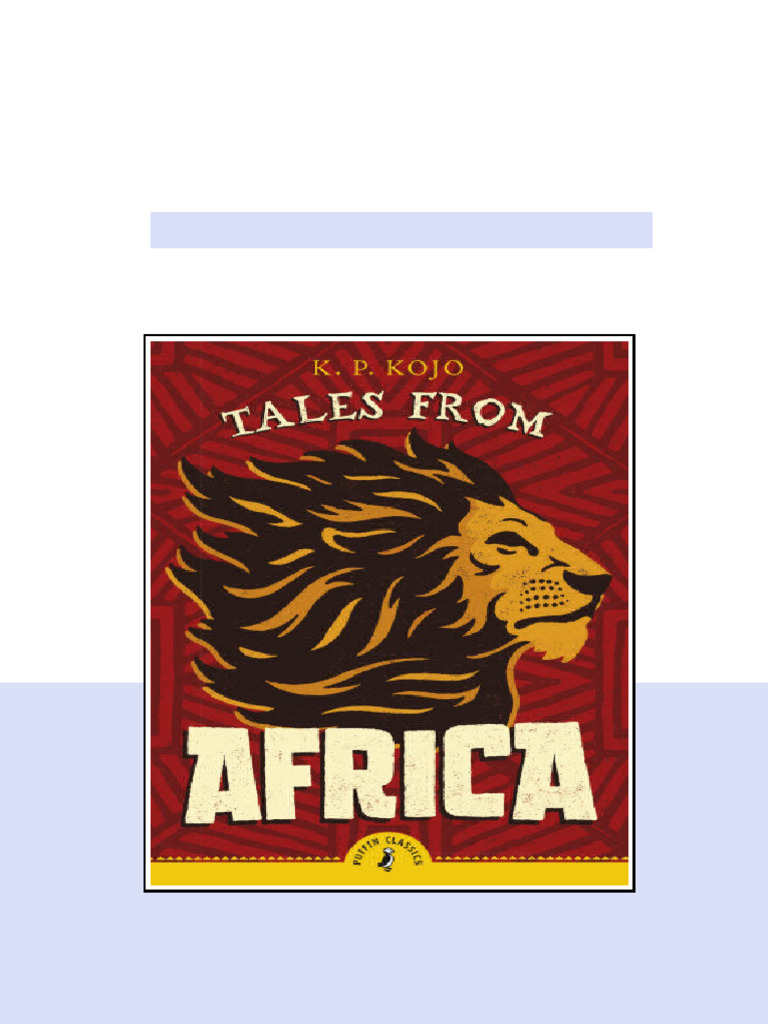 Tales From Africa Kojo K P sample | PDF