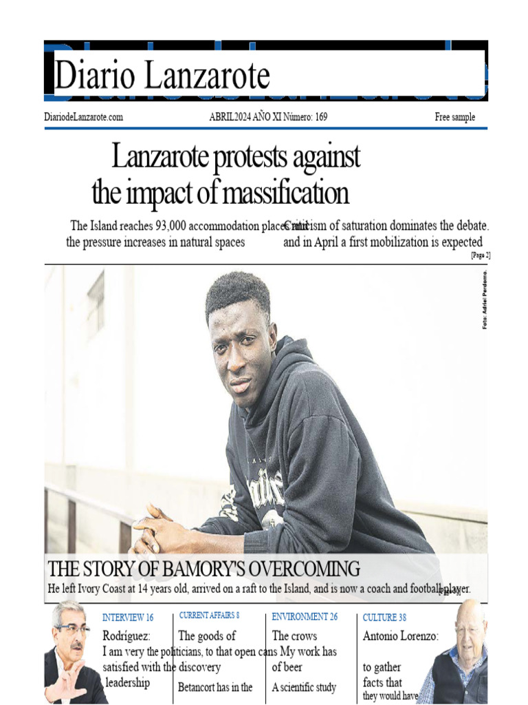 DIARY OF LANZAROTE - April 2024 | PDF | Taxes | Tourism