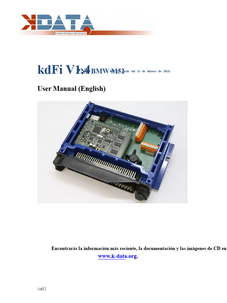 Kdfi V1.4: User Manual (English) | PDF | USB | Relé