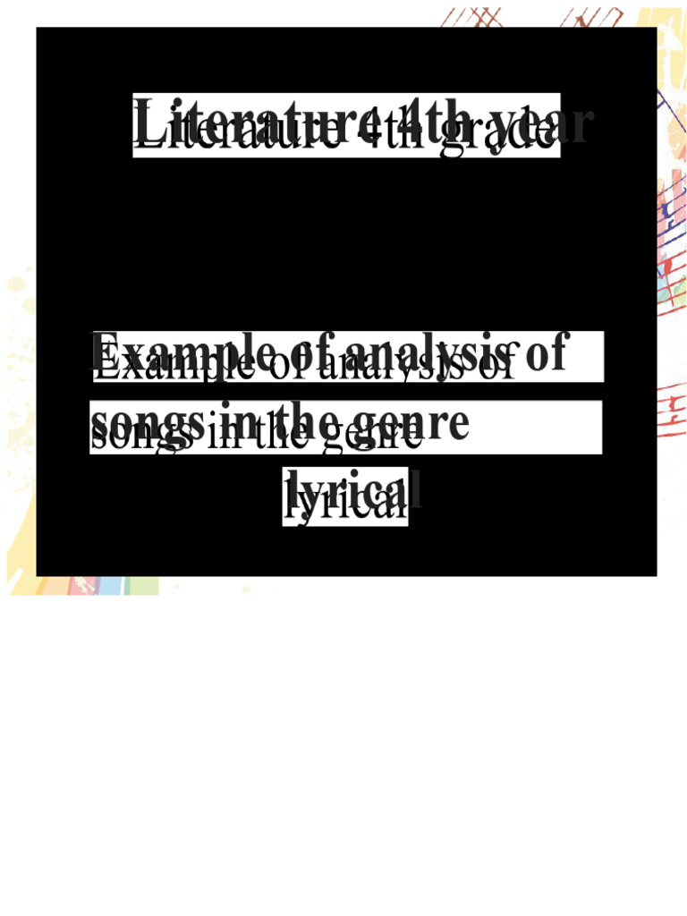 08 Example of song analysis | PDF | Rhyme | Poetics