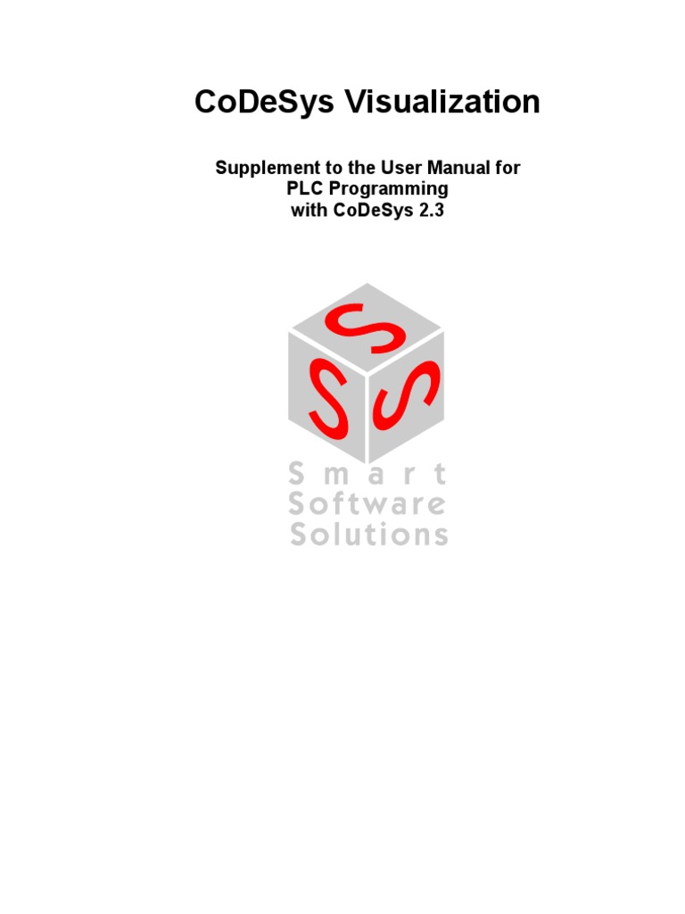 Codesys Visualization: Supplement To The User Manual For PLC Programming With Codesys 2.3 | PDF ...