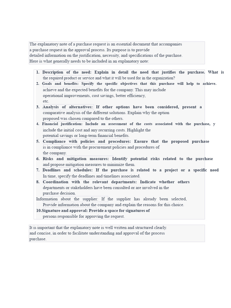 Essential Guide to Purchase Request Notes | PDF