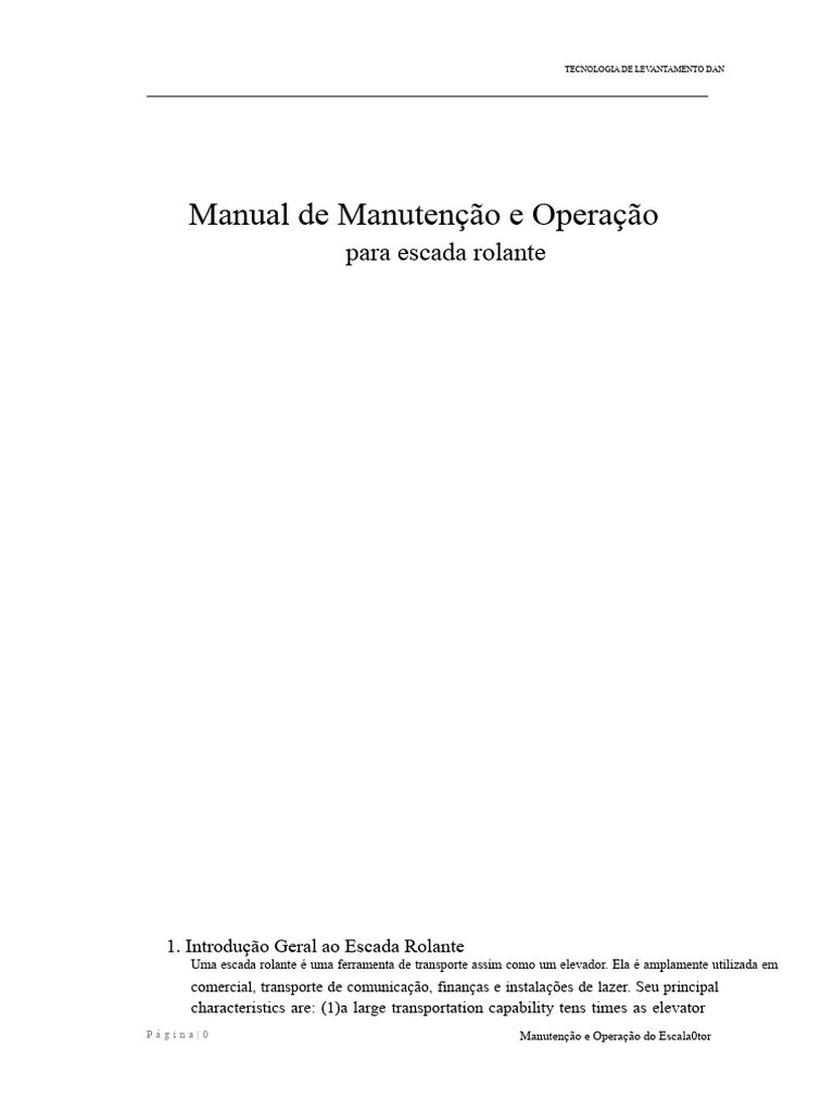 Manual de Manutenção e Operação Novo | PDF | Transmissão de energia ...