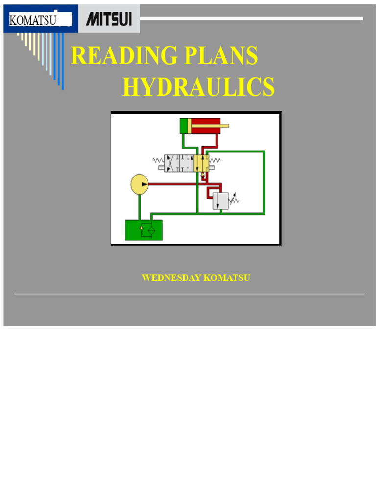Reading Hydraulic Plans | PDF | Valve | Pump