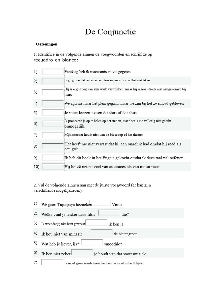 de Conjunctie - 2T | PDF