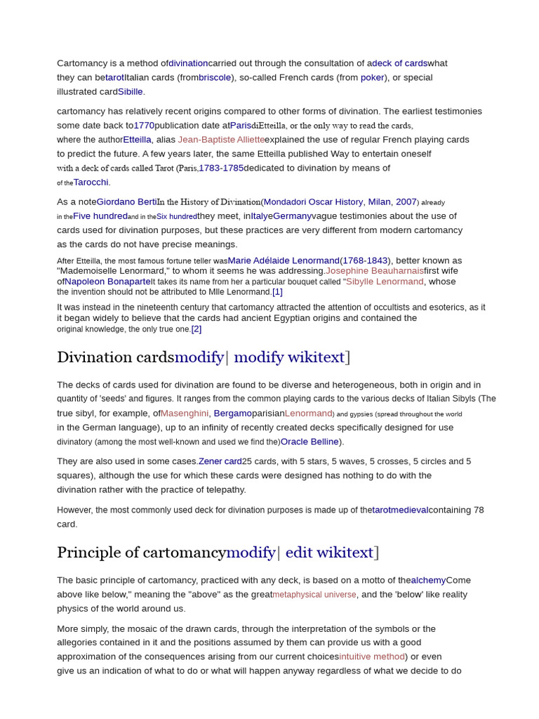 cartomancy | PDF | Gaming Devices | Collecting