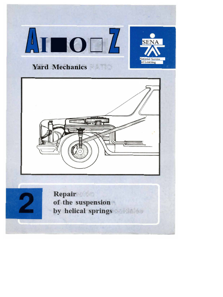 Repair of Coil Springs Suspension | PDF | Land Vehicles | Vehicle ...