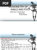 Ankle Goniometry Measurement Guide | PDF | Anatomical Terms Of Motion ...