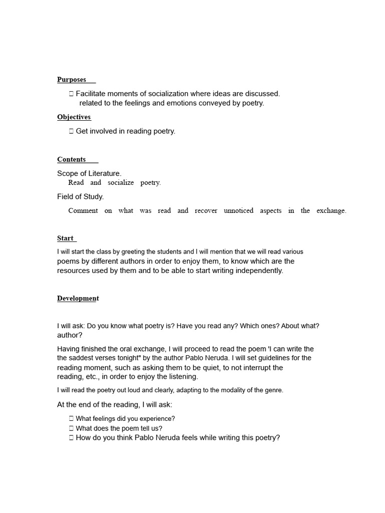 Engaging Students Through Poetry Reading | PDF | Poetry | Learning