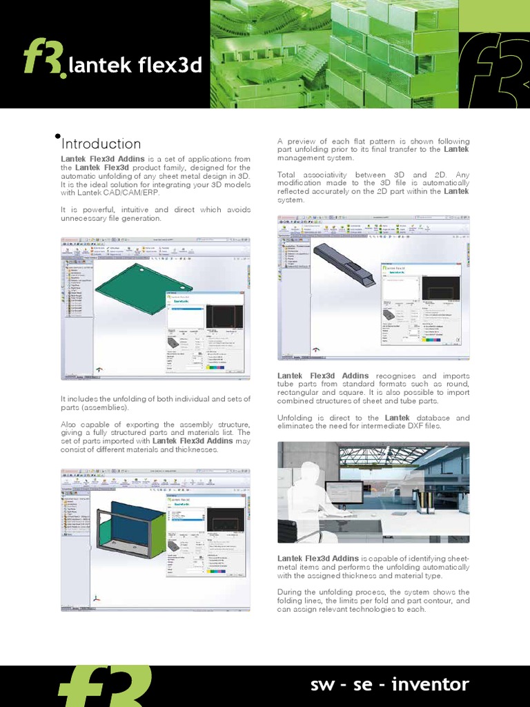 Lantek Flex3d Addins 1p (EN-UK) | PDF | Computer Aided Design | Sheet Metal