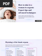G Spot Exploration And Stimulation Guide Pdf Orgasm Clitoris