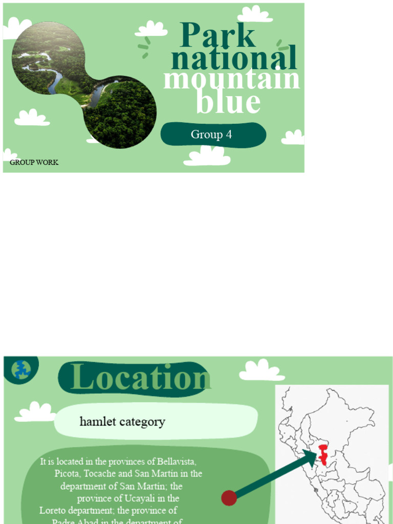 BLUE MOUNTAIN RANGE NATIONAL PARK - GROUP WORK | PDF | Forests | Habitat