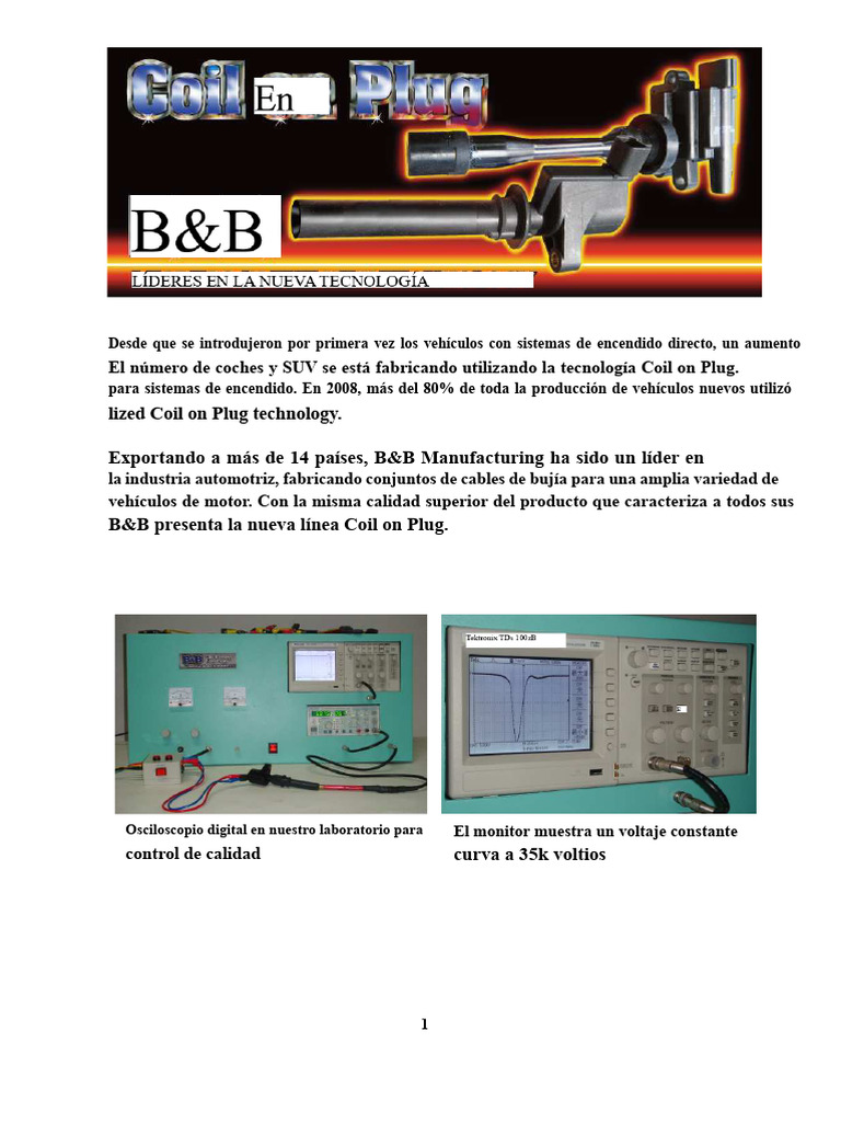 BOBINAS B&B | PDF | Sports Cars | Vehicle Industry